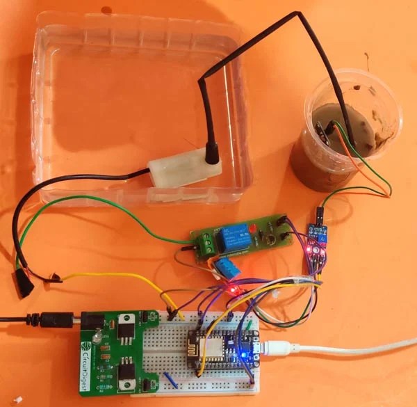 Circuit Diagram Of Soil Moisture Detector