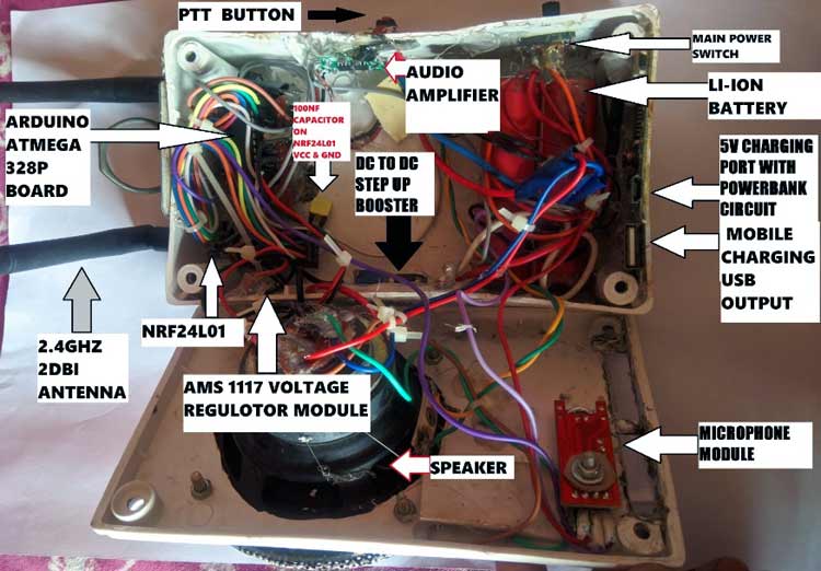 Circuit Diagram Of A Long Range Walkie Talkie - Circuit Diagram