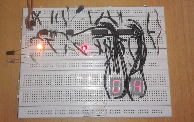 2 Digit 7 Segment Display Counter Circuit Using Arduino
