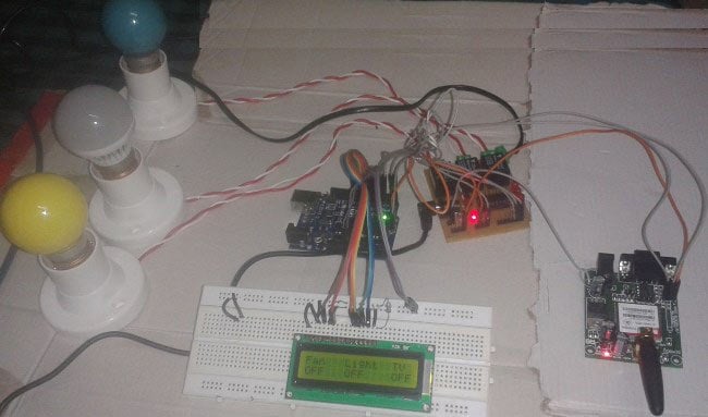 Circuit Diagram Of Gsm Based Home Automation Using Arduino