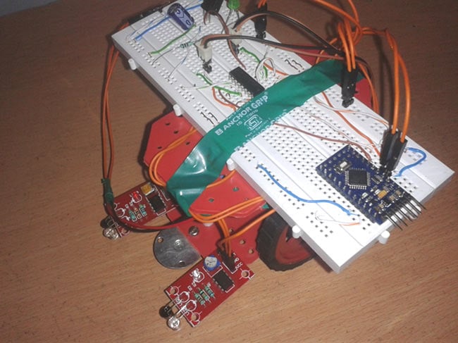Line Follower Robot Circuit Diagram Using Microcontrollers » Wiring Digital And Schematic