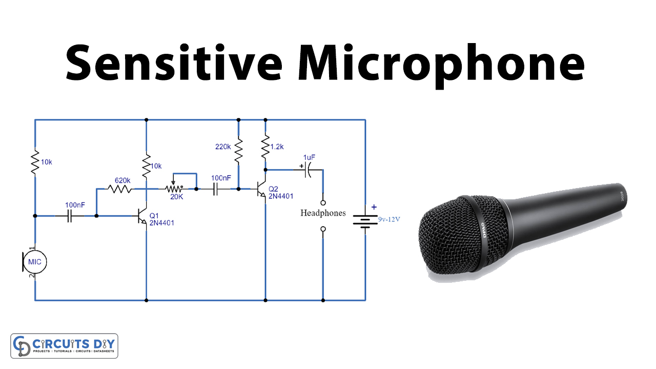 Electret Condenser Microphone Circuit Diagram