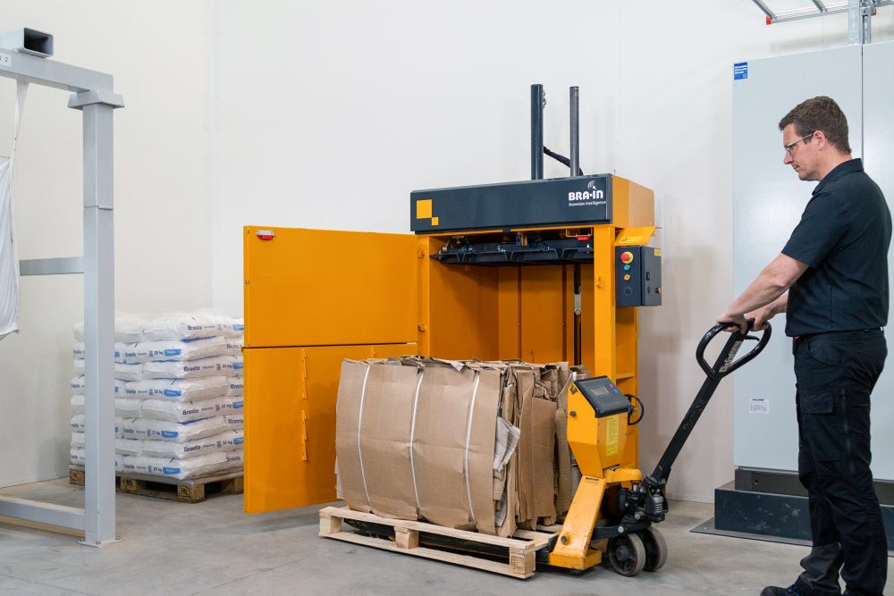 Cardboard-Bale-BRAMIN@Interzero | Circular Technology