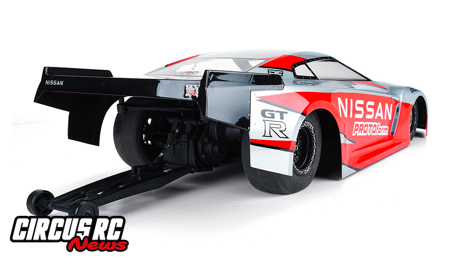 PROTOform Nissan GT-R R35 Pro Mod body & Outlaw wing - Circus RC News