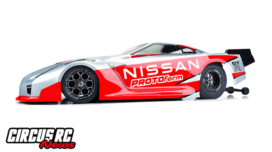 PROTOform Nissan GT-R R35 Pro Mod body & Outlaw wing - Circus RC News