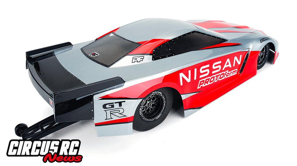 PROTOform Nissan GT-R R35 Pro Mod body & Outlaw wing - Circus RC News