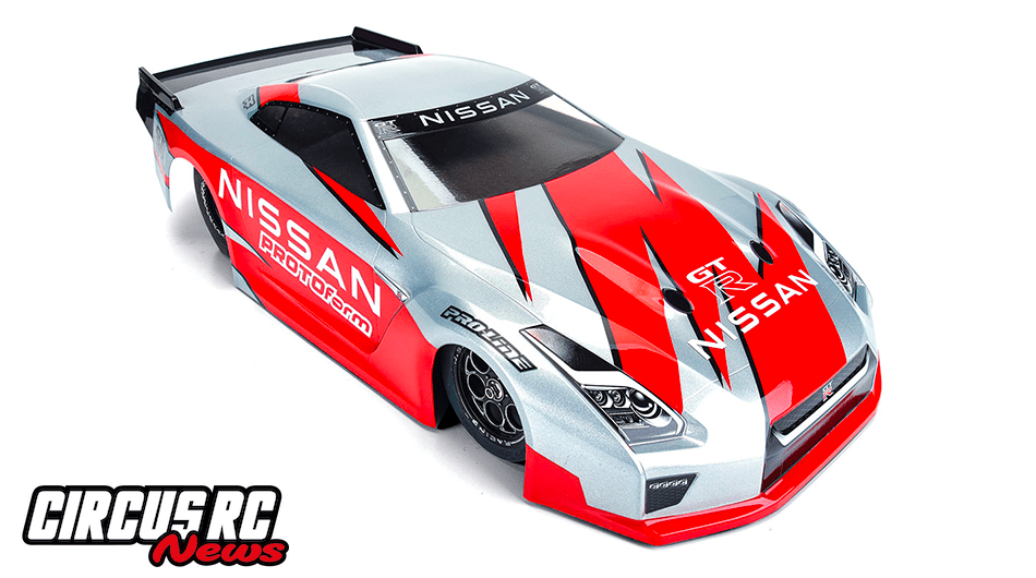 PROTOform Nissan GT-R R35 Pro Mod body & Outlaw wing - Circus RC News