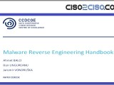 Malware Reverse Engineering Handbook Ciso2ciso Com Cyber Security Group