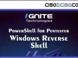 Windows Reverse Shell Ciso2ciso Com Cyber Security Group