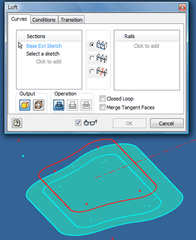 Inventor – Loft Angle and Weight | Design & Motion