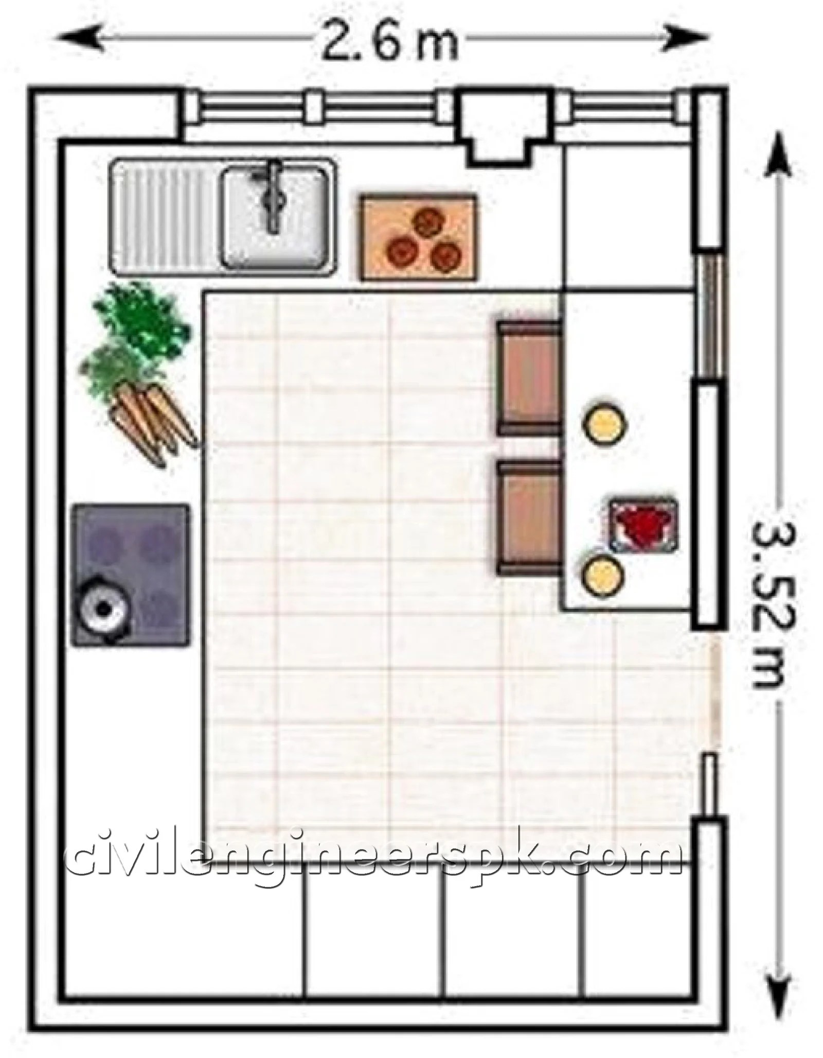 Kitchen Design 7 - Civil Engineers PK