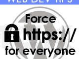 Force Redirect To Https On Your Wordpress Site For All Visitors