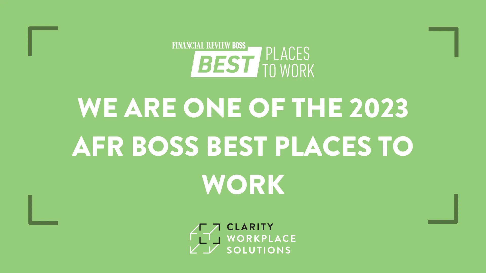 Clarity Workplace Solutions named on AFR Boss Best Places to Work list ...