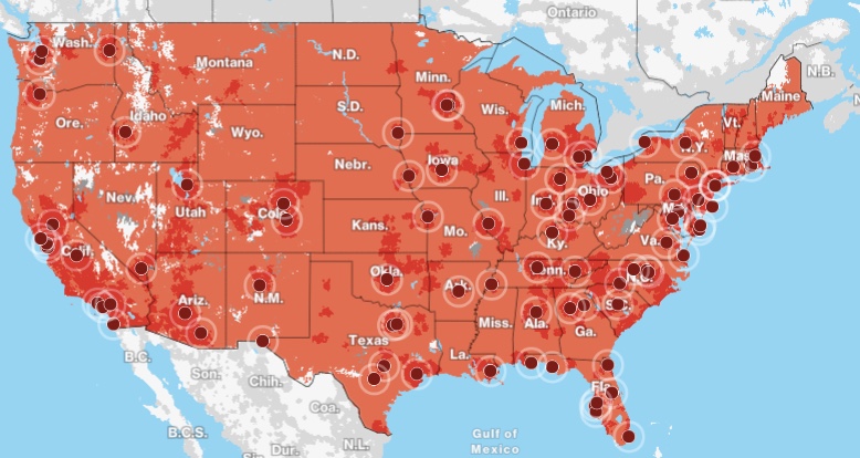 The Best Cell Phone Service: Coverage Maps
