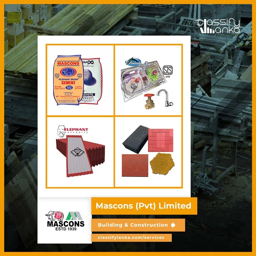 Mascons (Pvt) Limited - Sri Lanka's Largest Building Materials ...