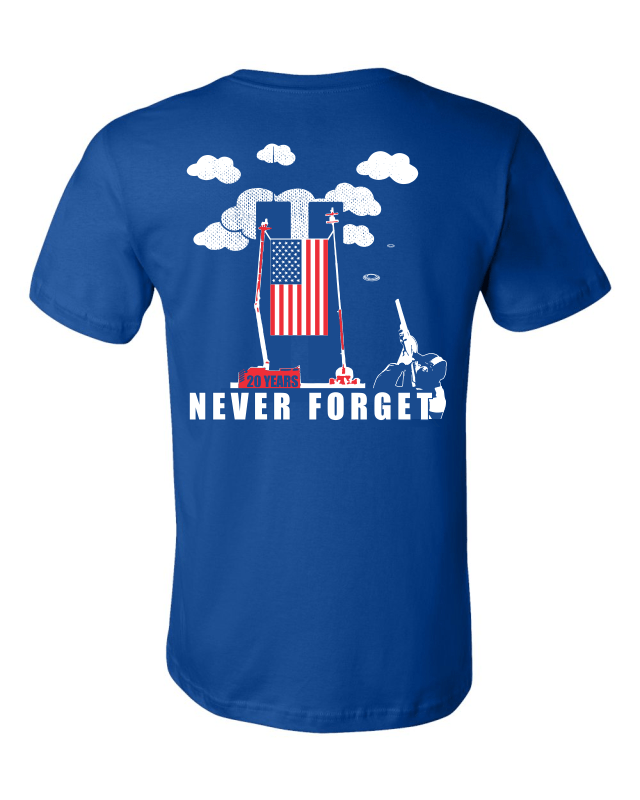 911 Never Forget T Shirt | 911 20th Anniversary Shirt