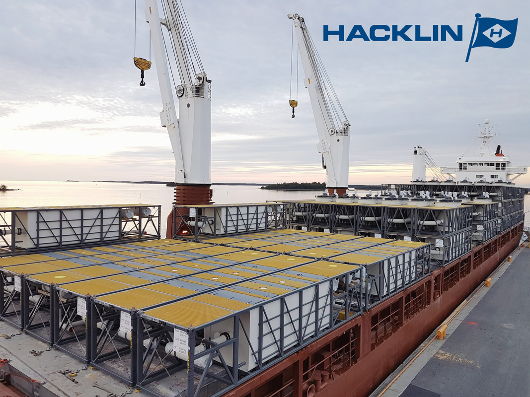 Hacklin Logistics has successfully loaded project cargo in Pietarsaari Port, Finland - CLC ...