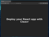 Deploying React With Ease On Cleavr Cleavr Docs