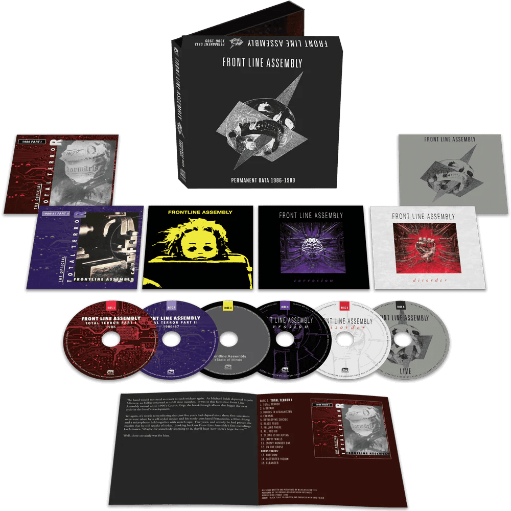 Front Line Assembly Permanent Data 1986 1989 6 Cd Box Set