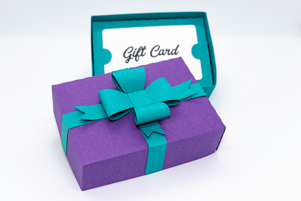 Assembly of Gift Card Box with Ribbon | Clikchic Designs