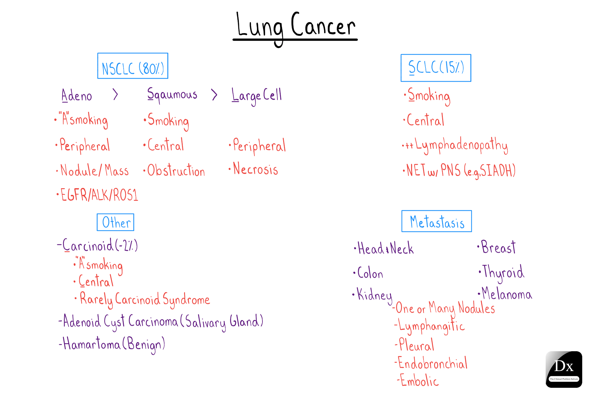 Lung Cancer Schema – The Clinical Problem Solvers