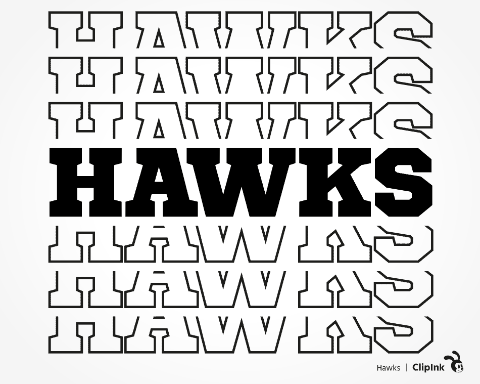 Football Hawks vector dxf htv Hawk sublimation Hawk Football digital ...