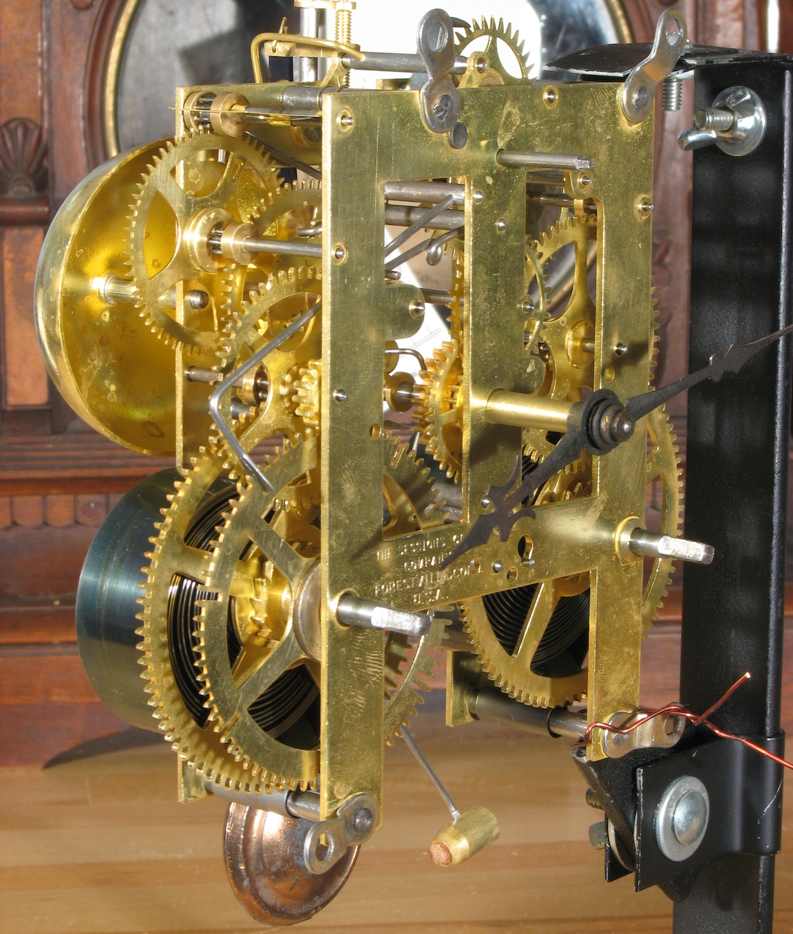 Mainsprings for Sessions Black Mantel Clock – ClockInfo.com