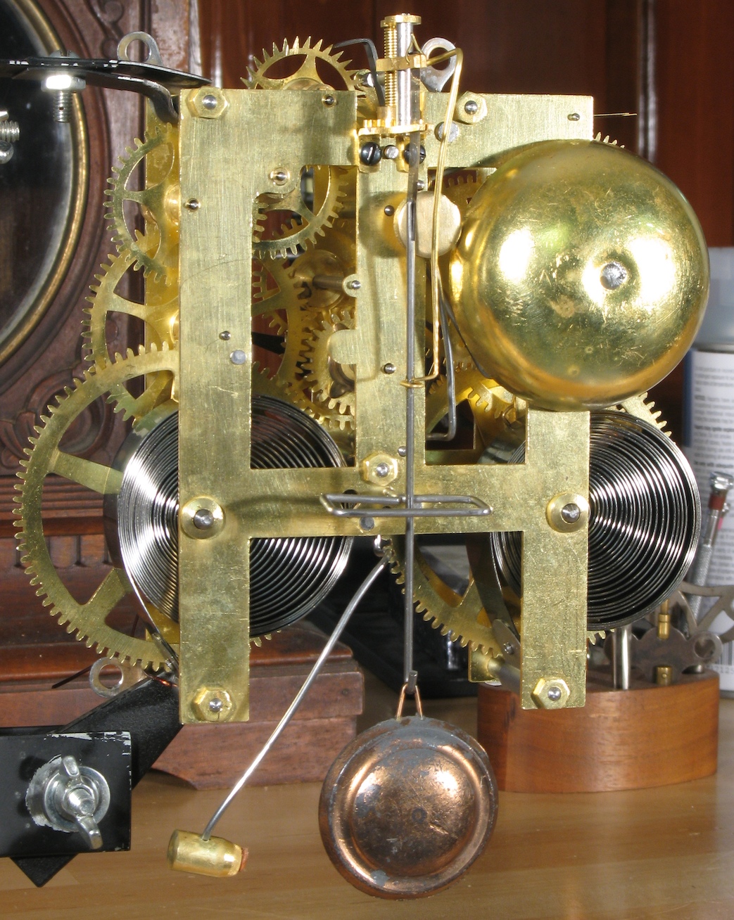 Mainsprings for Sessions Black Mantel Clock – ClockInfo.com