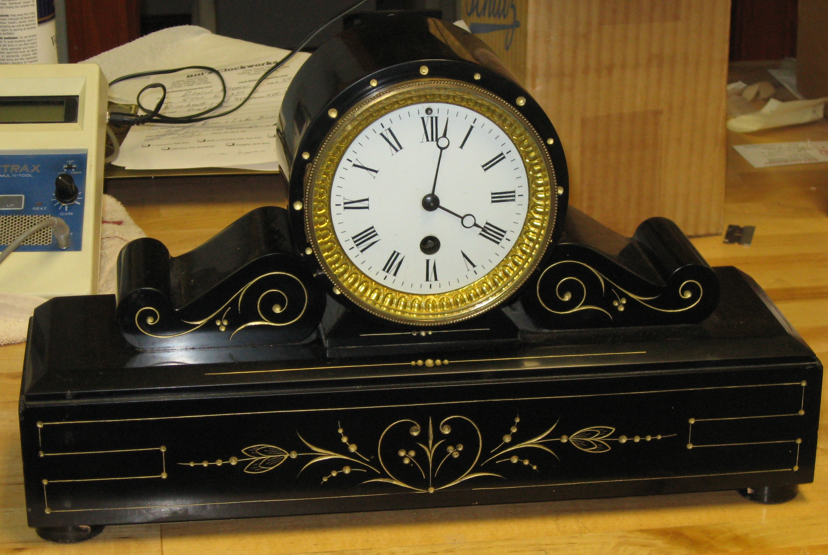Securing French Clock Movements in the Case – ClockInfo.com