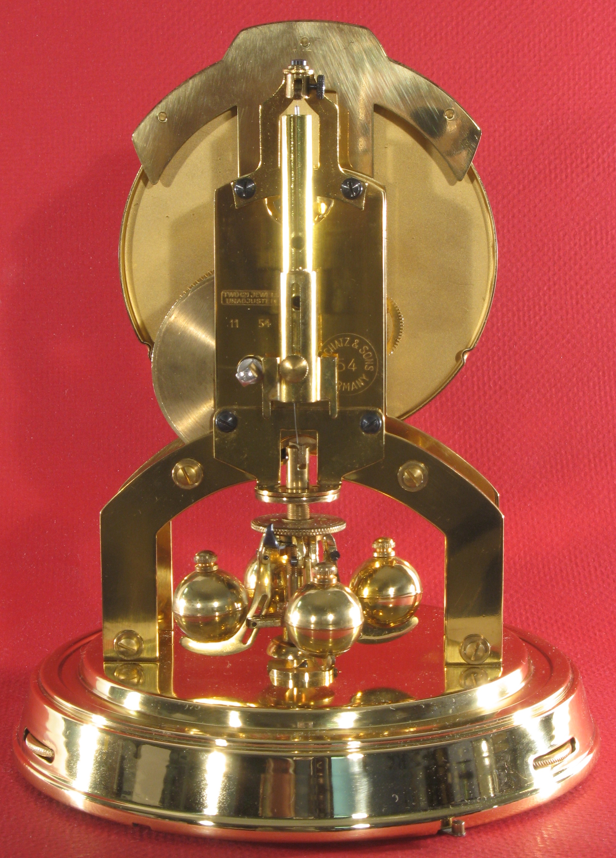 Schatz 1000 Day Clock, 1954, Job 5167 – ClockInfo.com