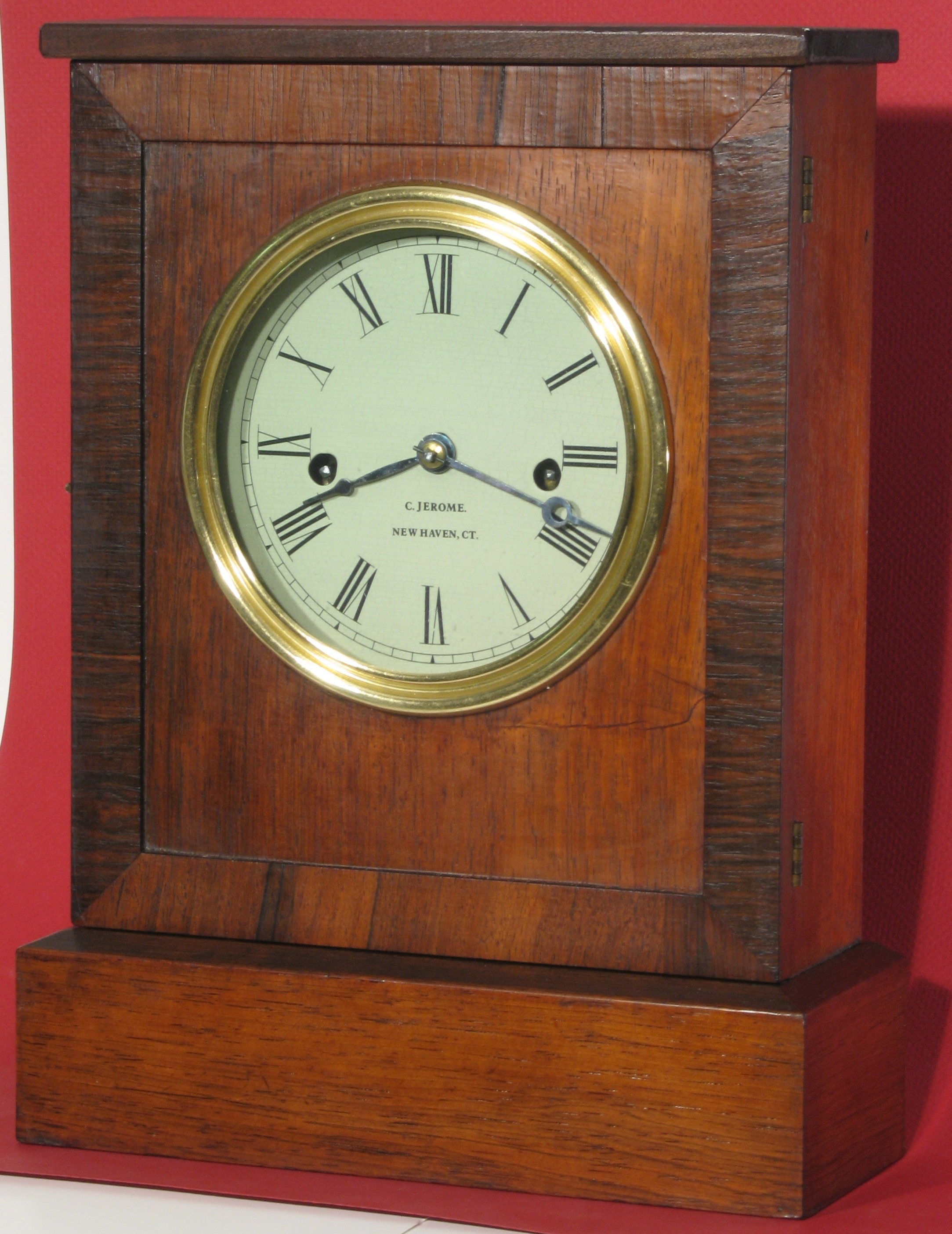 Chauncey Jerome “Union” One-Day Shelf Clock, 1850s – ClockInfo.com