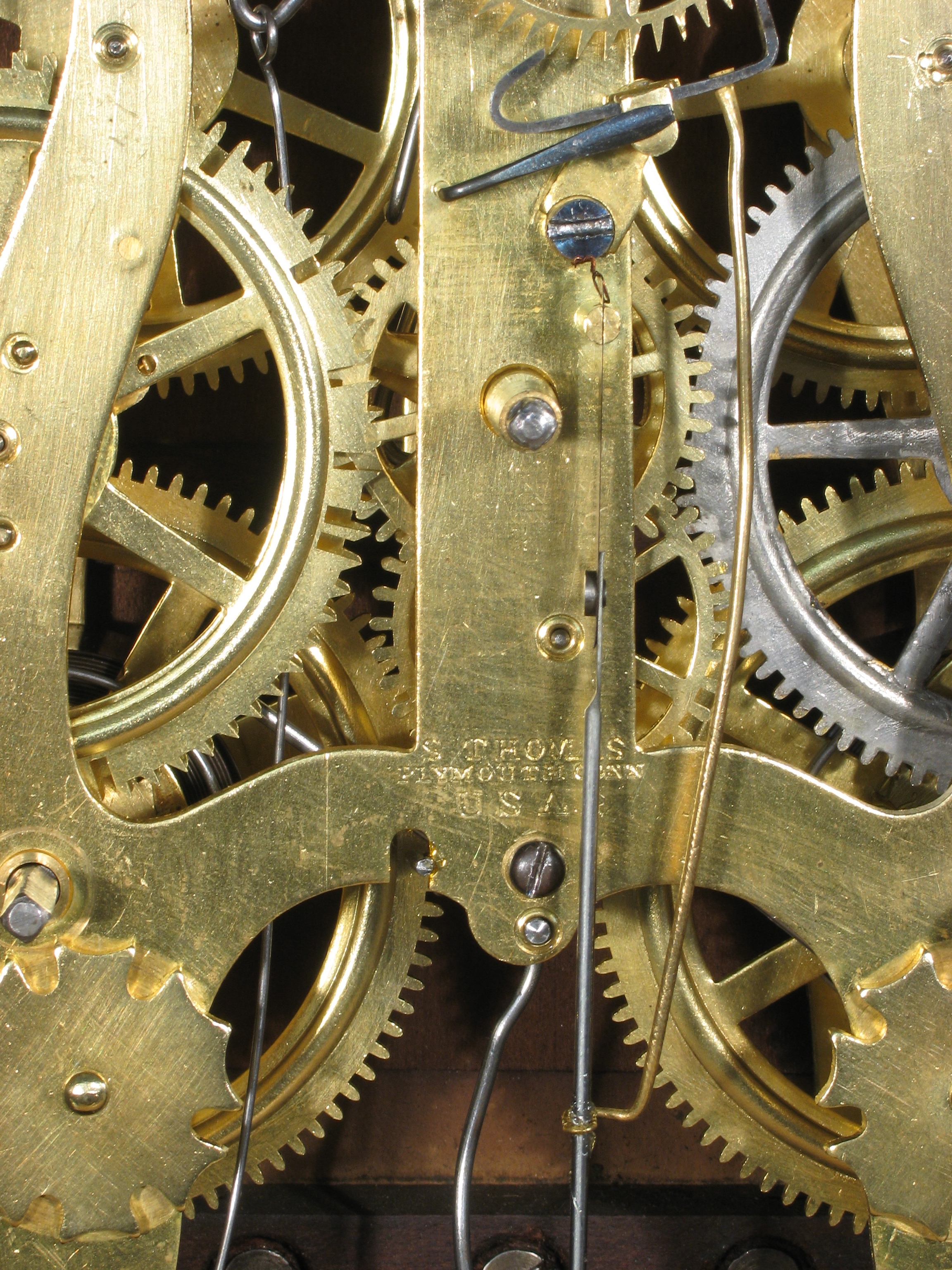 Seth Thomas Cottage Clock with 8-Day Lyre Movement – ClockInfo.com