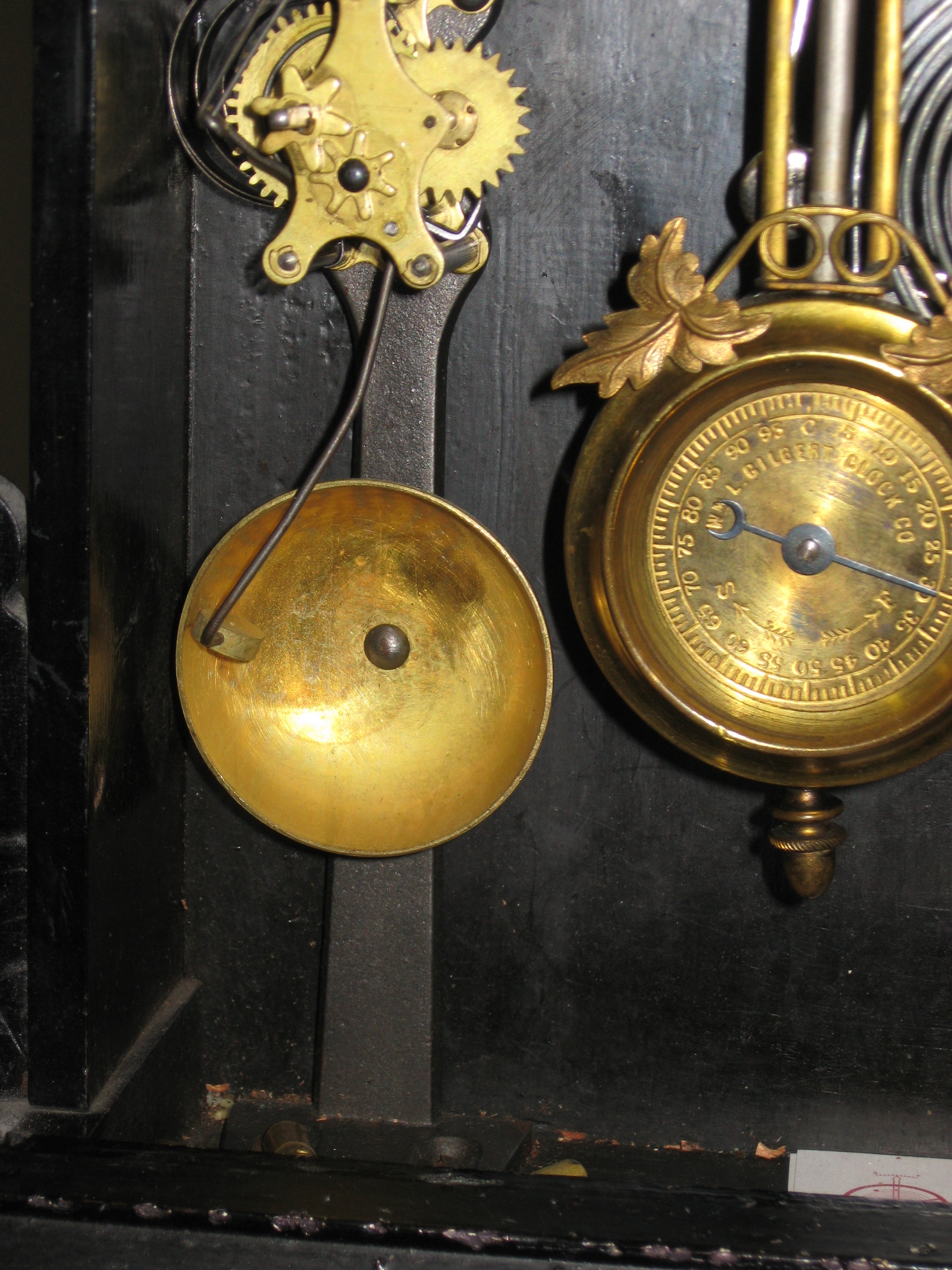 Gilbert “Black” Kitchen Shelf Clock – ClockInfo.com