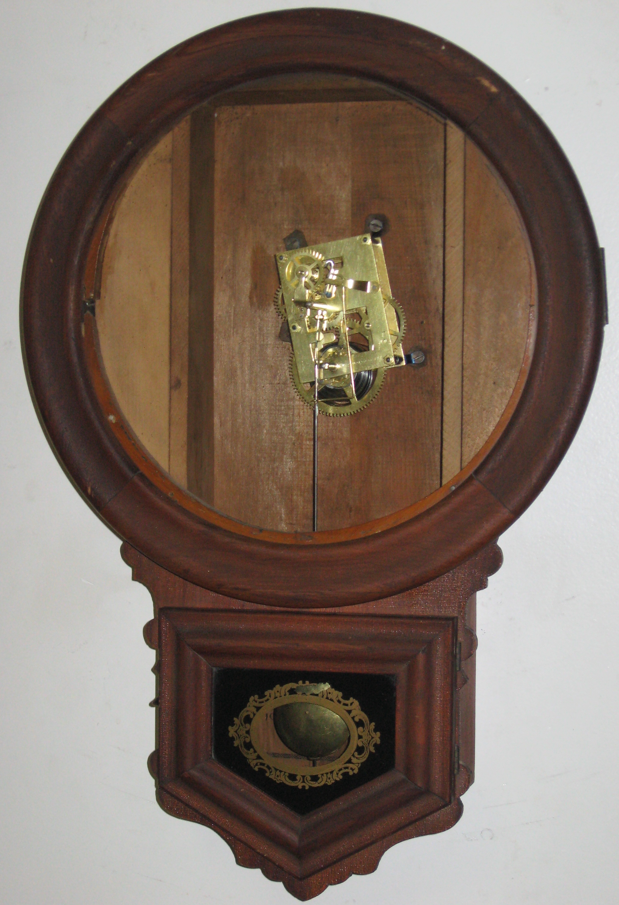 Ansonia Round Drop Wall Clock – ClockInfo.com