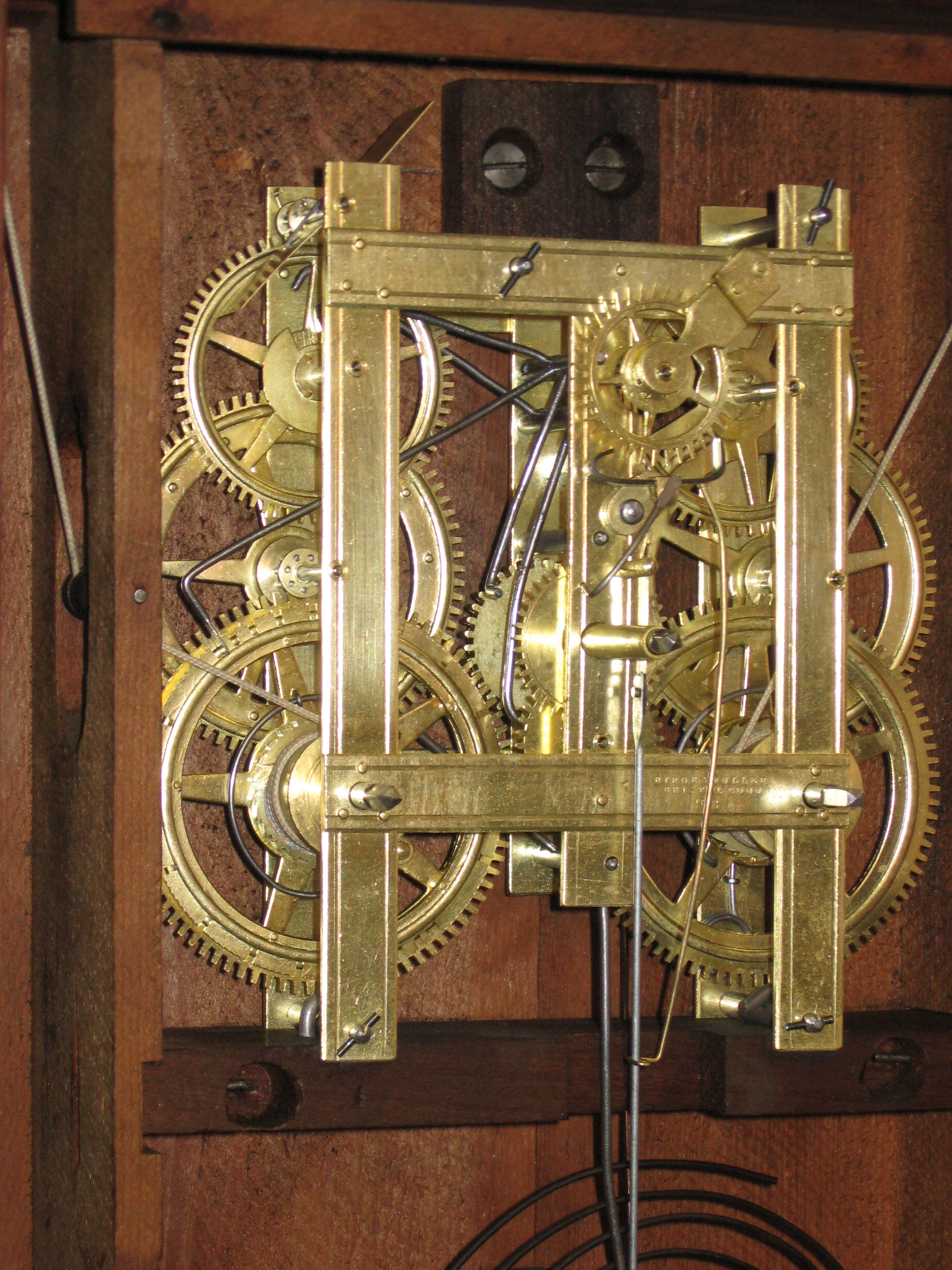 Birge & Fuller 8 Day Standard Cornice & Column Shelf Clock – ClockInfo.com