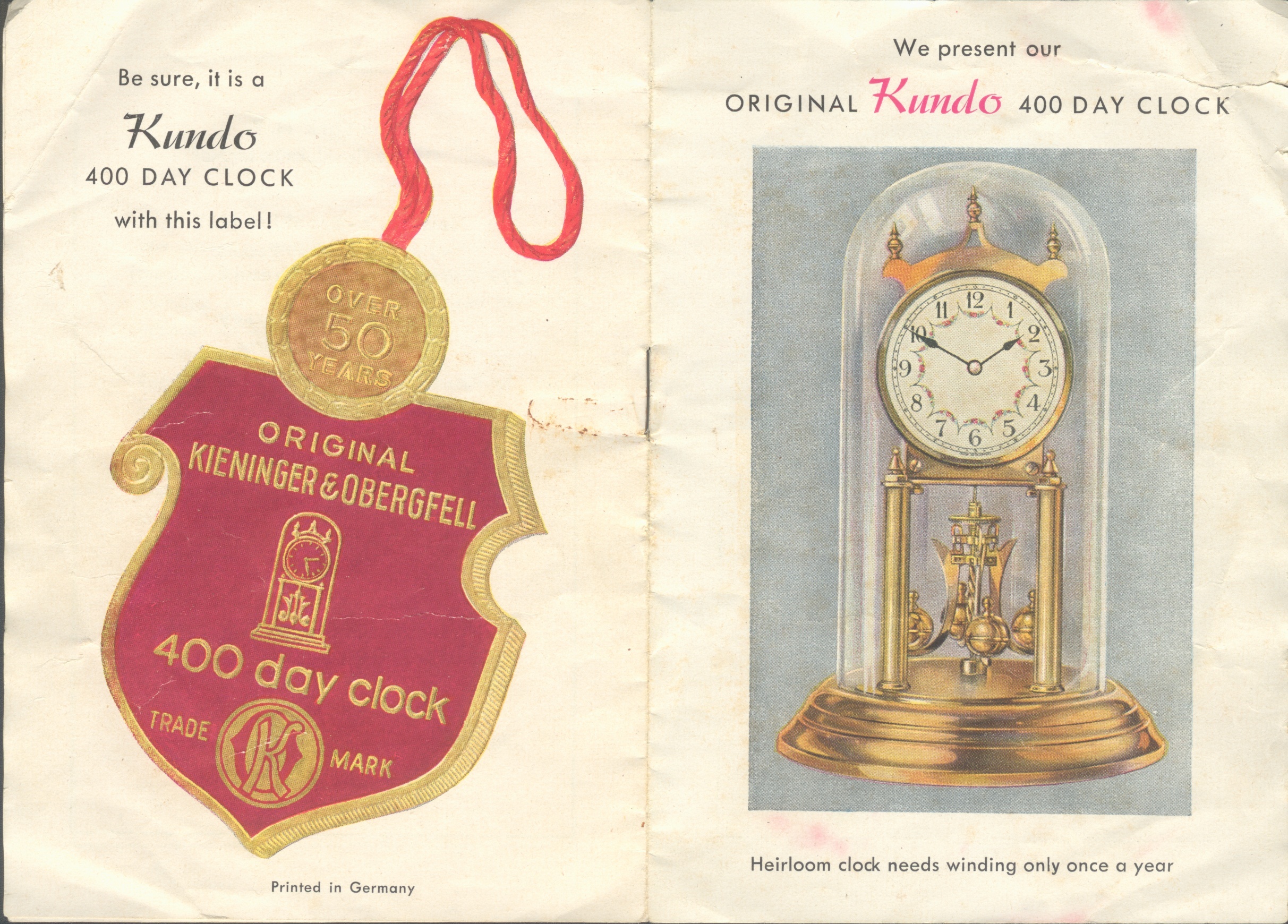 Instruction pamphlet – ClockInfo.com