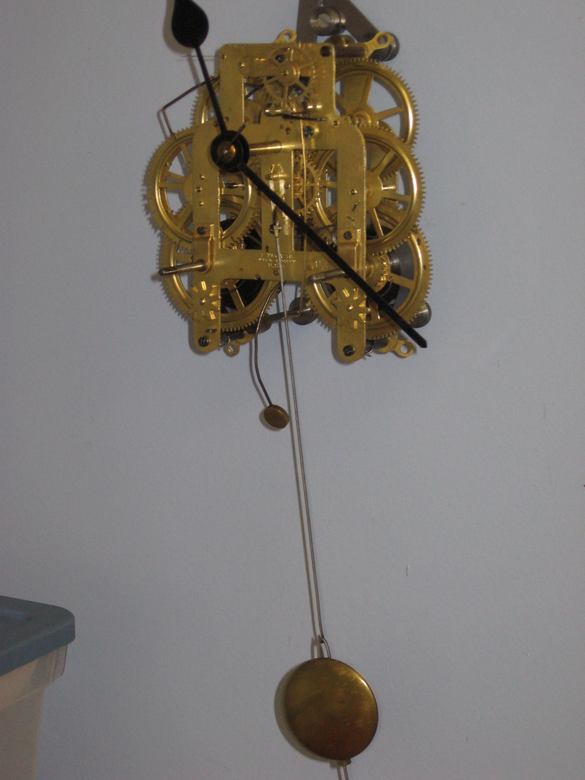 Seth Thomas Lyre Movement in Fancy Round Drop Case – ClockInfo.com