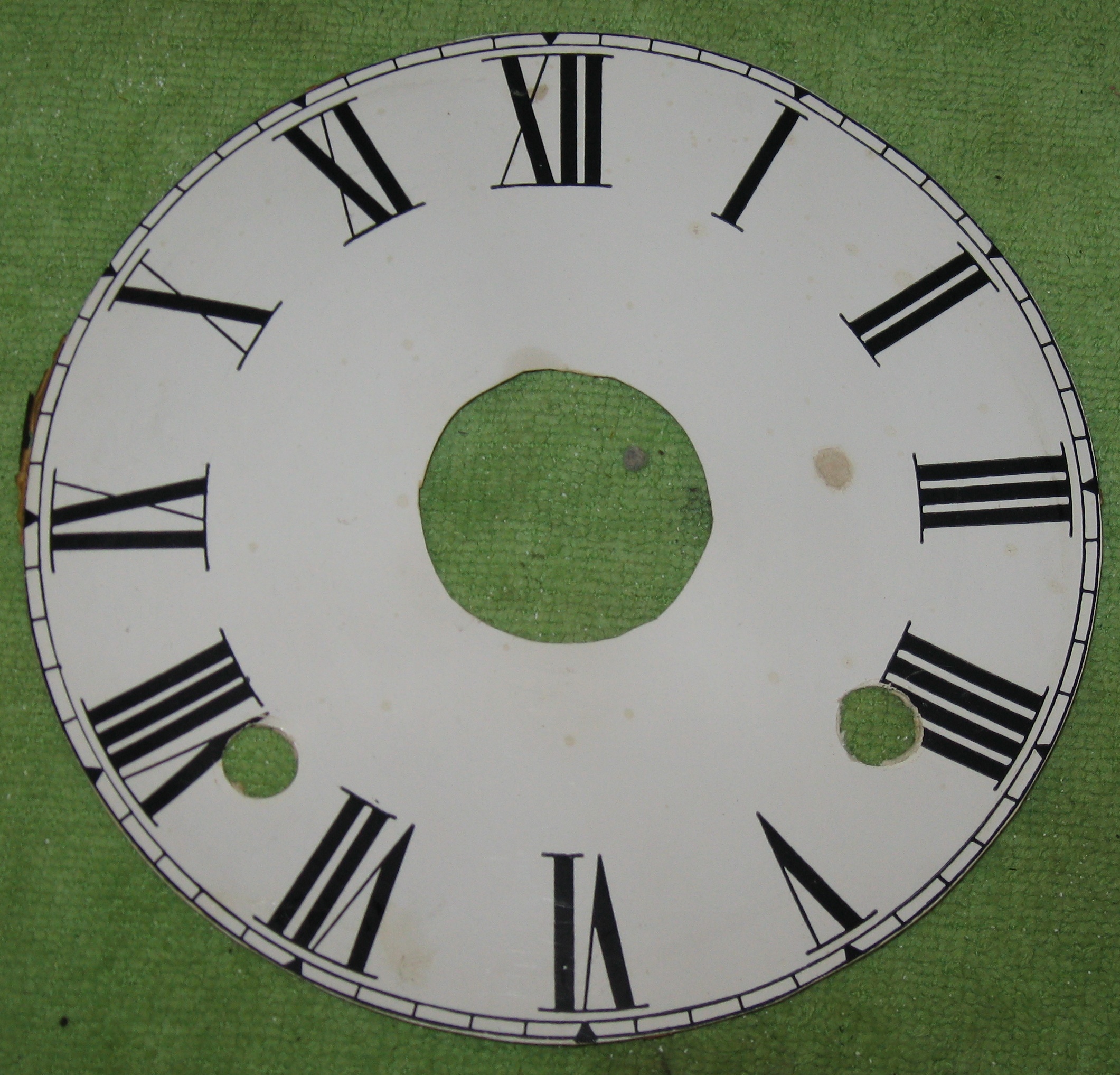 Saving an Original Dial (Ingraham Oak Kitchen Clock) – ClockInfo.com