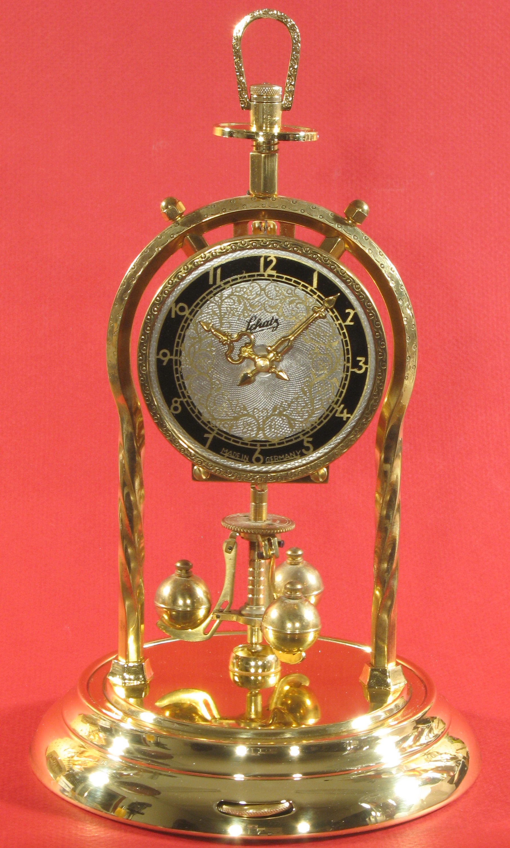 Two Schatz Miniature 400 Day Clocks Made In 1953 – ClockInfo.com