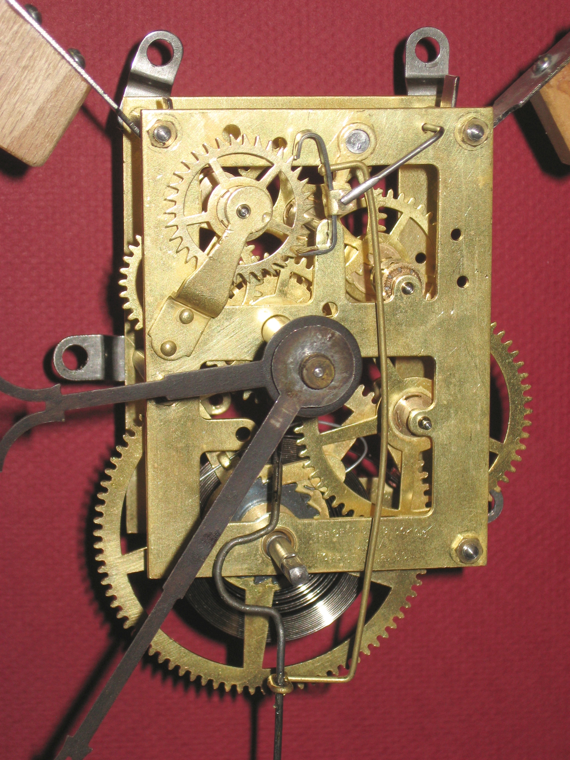 Sessions Oak Cased Drop Octagon (Schoolhouse) Clock – ClockInfo.com