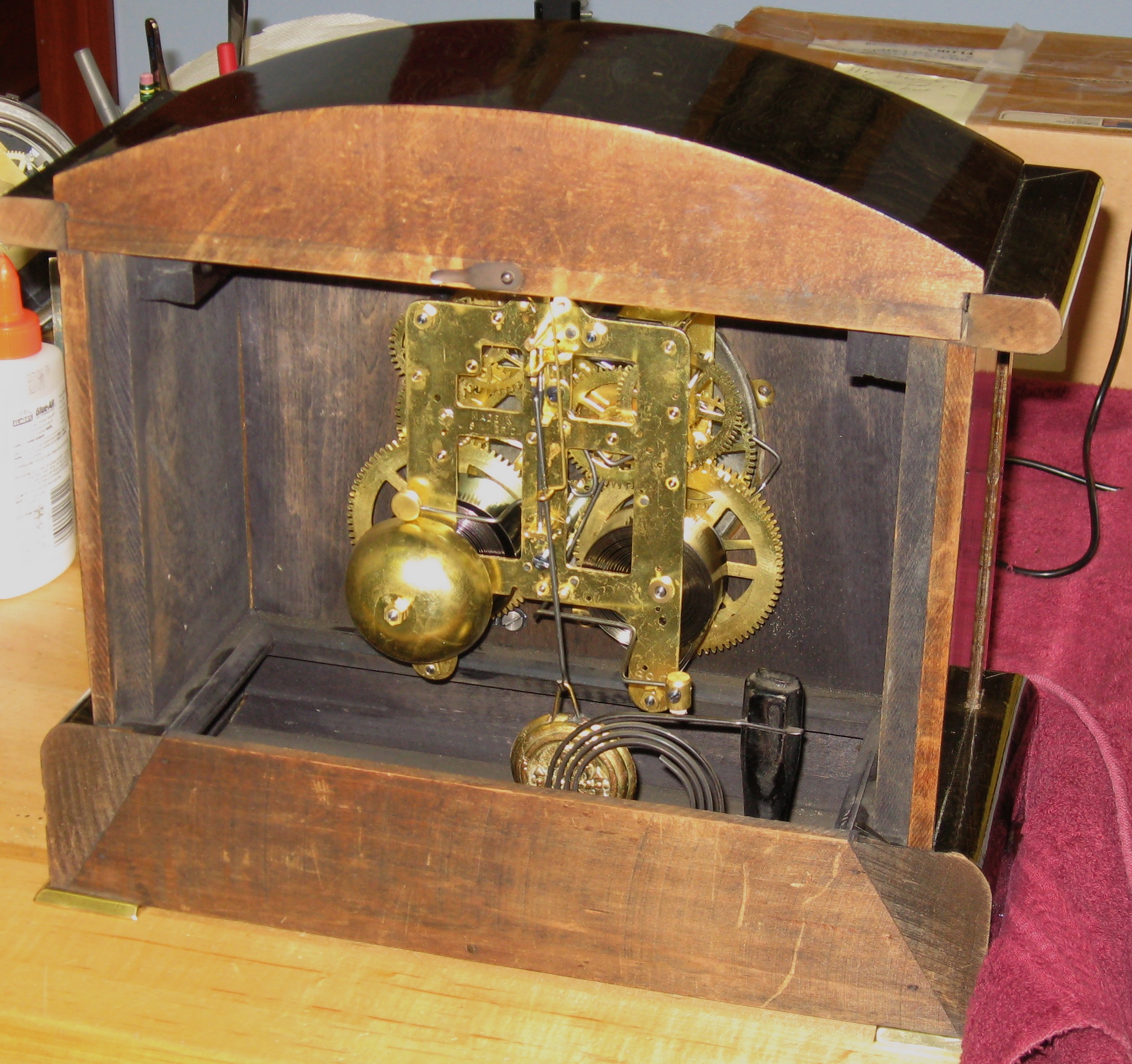 Tortoise Shell Finish Seth Thomas Adamantine Mantel Clock – ClockInfo.com