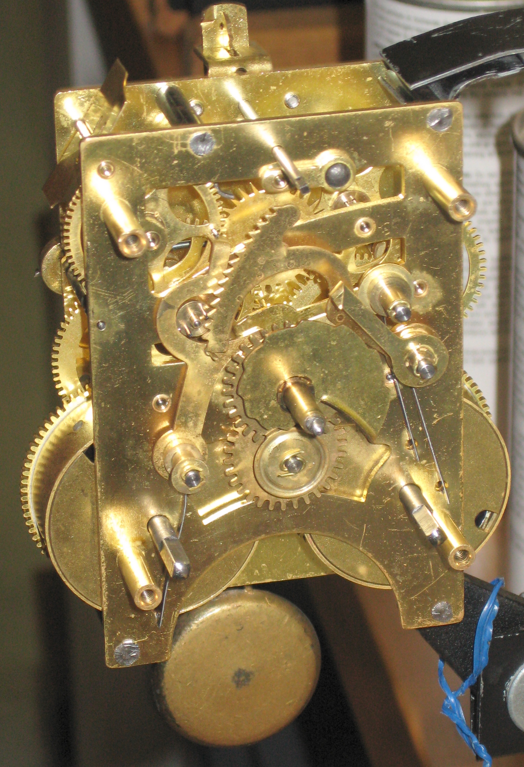 A Gilbert Miniature Round Top Mantel Clock – ClockInfo.com