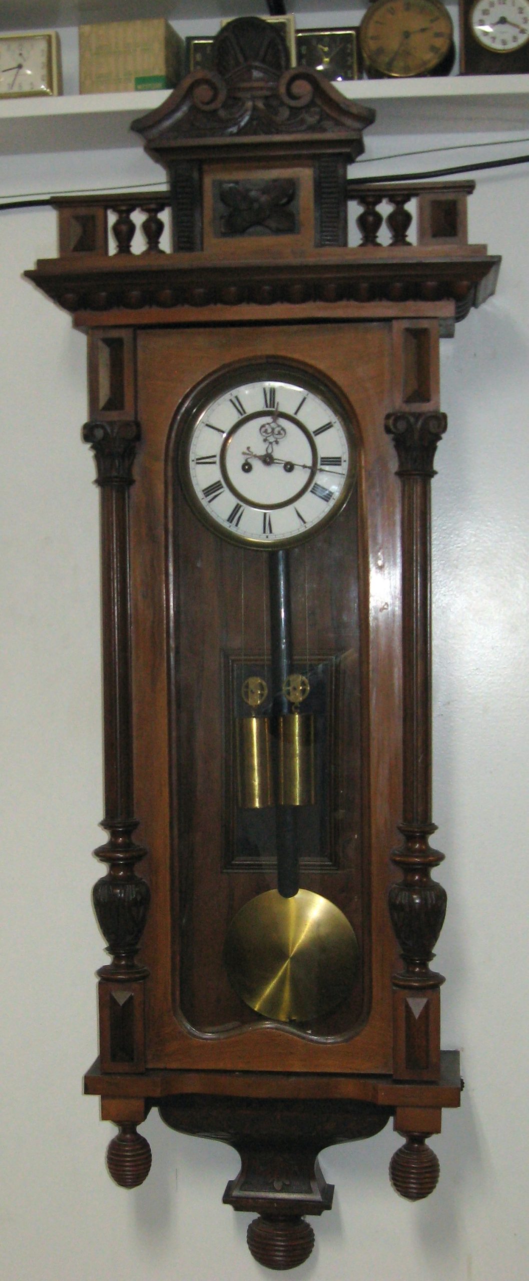 Gbr. Resch Two Weight Vienna Regulator – ClockInfo.com