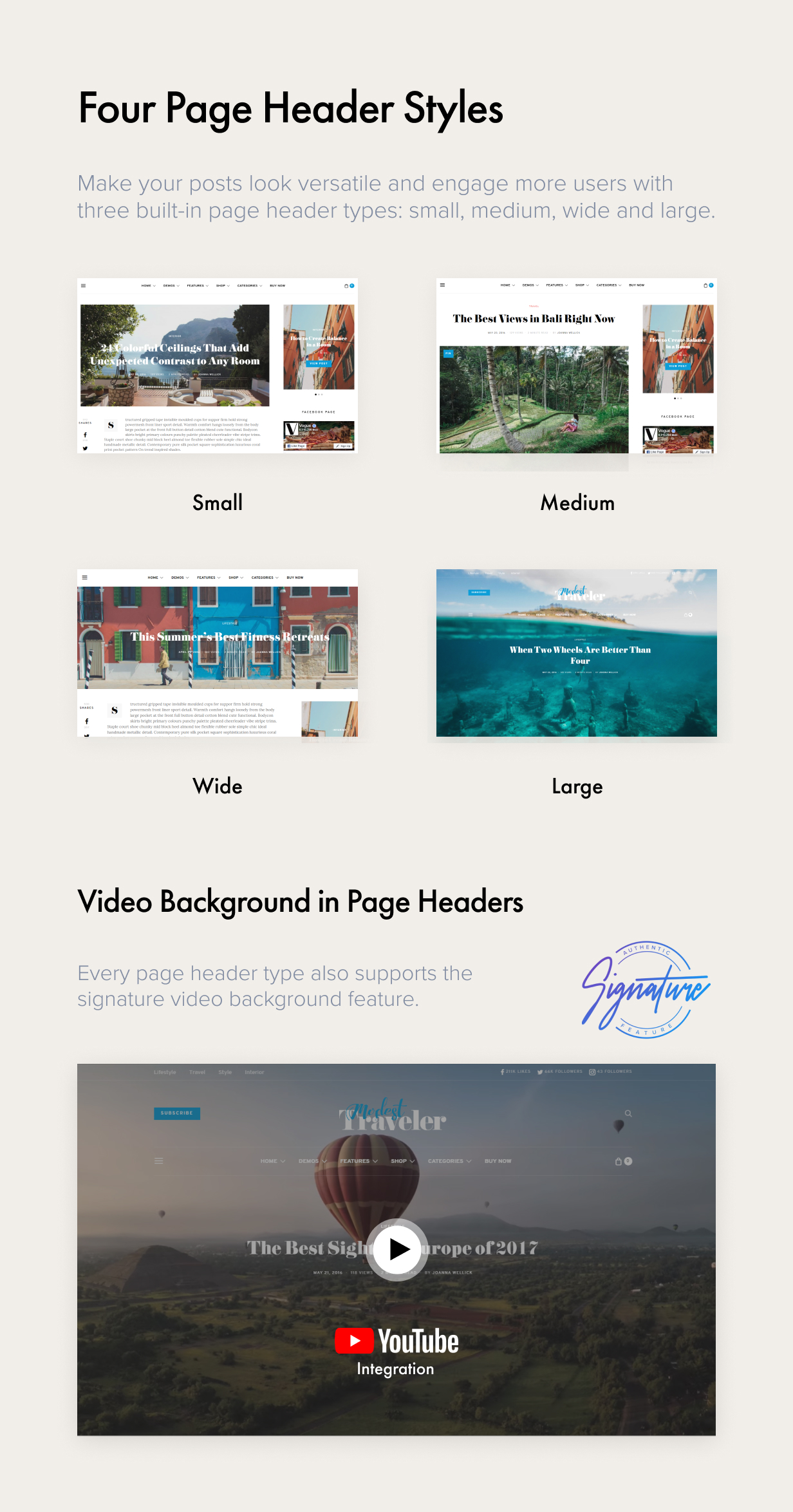 Authentic – Lifestyle Blog & Magazine WordPress Theme – 19 Coders