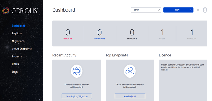 Installing the Coriolis All-in-One Appliance - Cloudbase Solutions