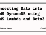 Inserting Data Into Aws Dynamodb Using Aws Lambda And Boto3 Cloudgags