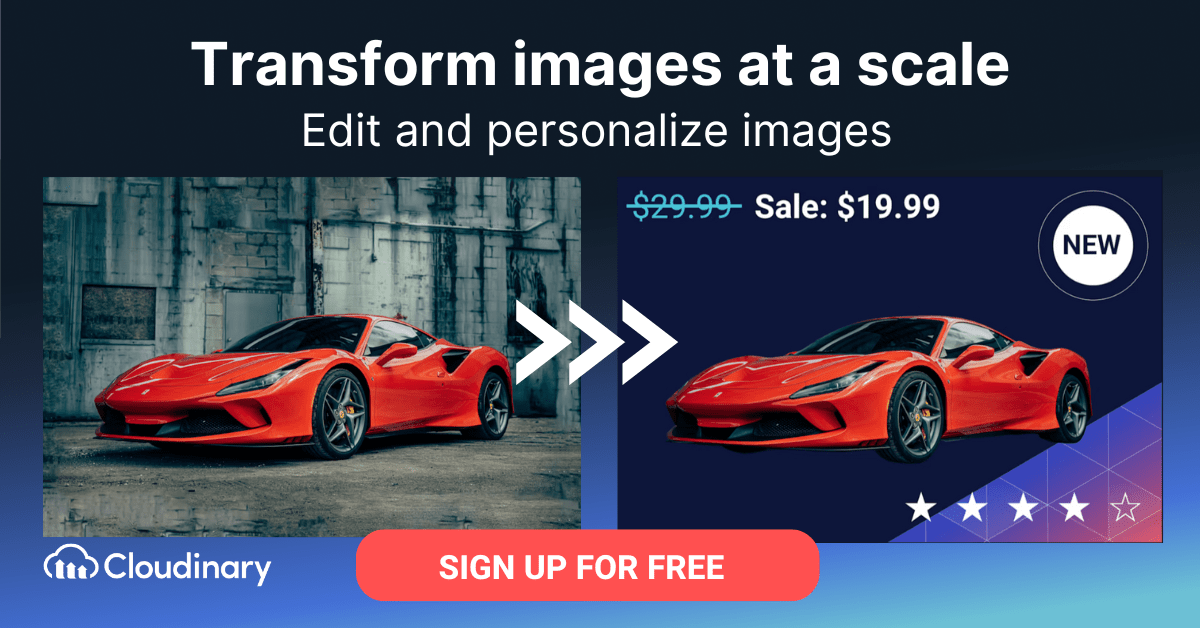 Resize Image Html Cloudinary