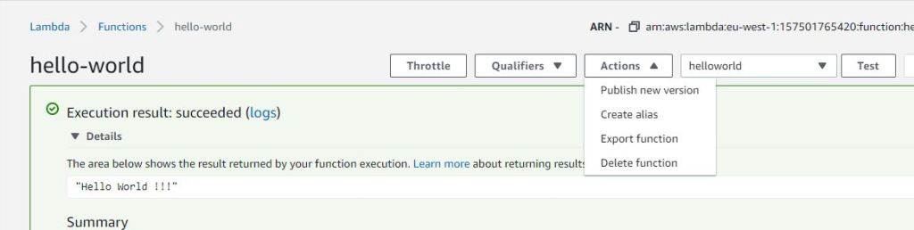 How to Run "Hello World" on AWS Lambda in 5 Minutes - CloudKatha