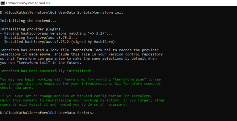 How to Execute EC2 User Data Script using Terraform - CloudKatha