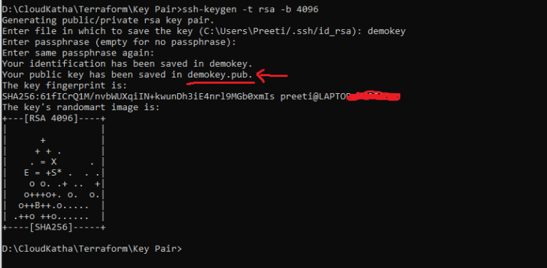 How To Create Key Pair In Aws Using Terraform In Right Way Cloudkatha
